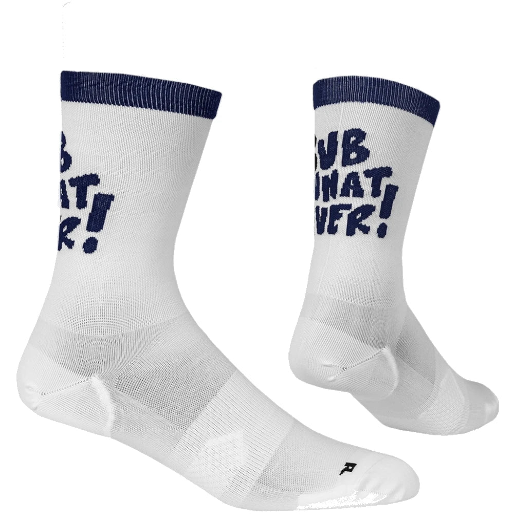 SAYSKY High Combat Socks - White/Sub Whatever | Endurance Sport